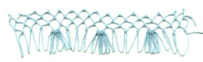 Arrowhead Decrease Stitch :: Knots Indeed: Beautiful and Practical Netting