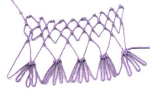 Mirror Increase Stitch :: Knots Indeed: Beautiful and Practical Netting