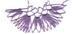 Pinecone Increase Stitch :: Knots Indeed: Beautiful and Practical Netting