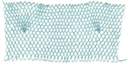 Pinecone Cluster Decrease Stitch :: Knots Indeed: Beautiful and Practical Netting