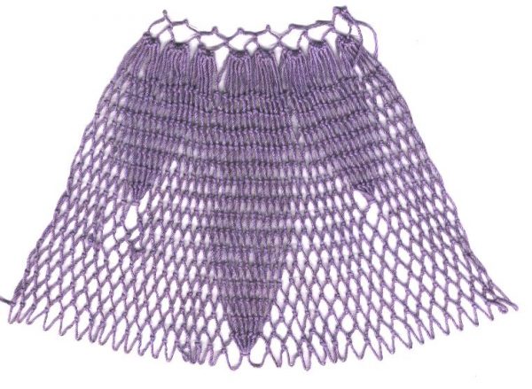 Pinecone Cluster Increase Stitch :: Knots Indeed: Beautiful and Practical Netting