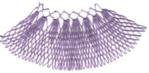 Pinecone Cluster Increase Stitch :: Knots Indeed: Beautiful and Practical Netting